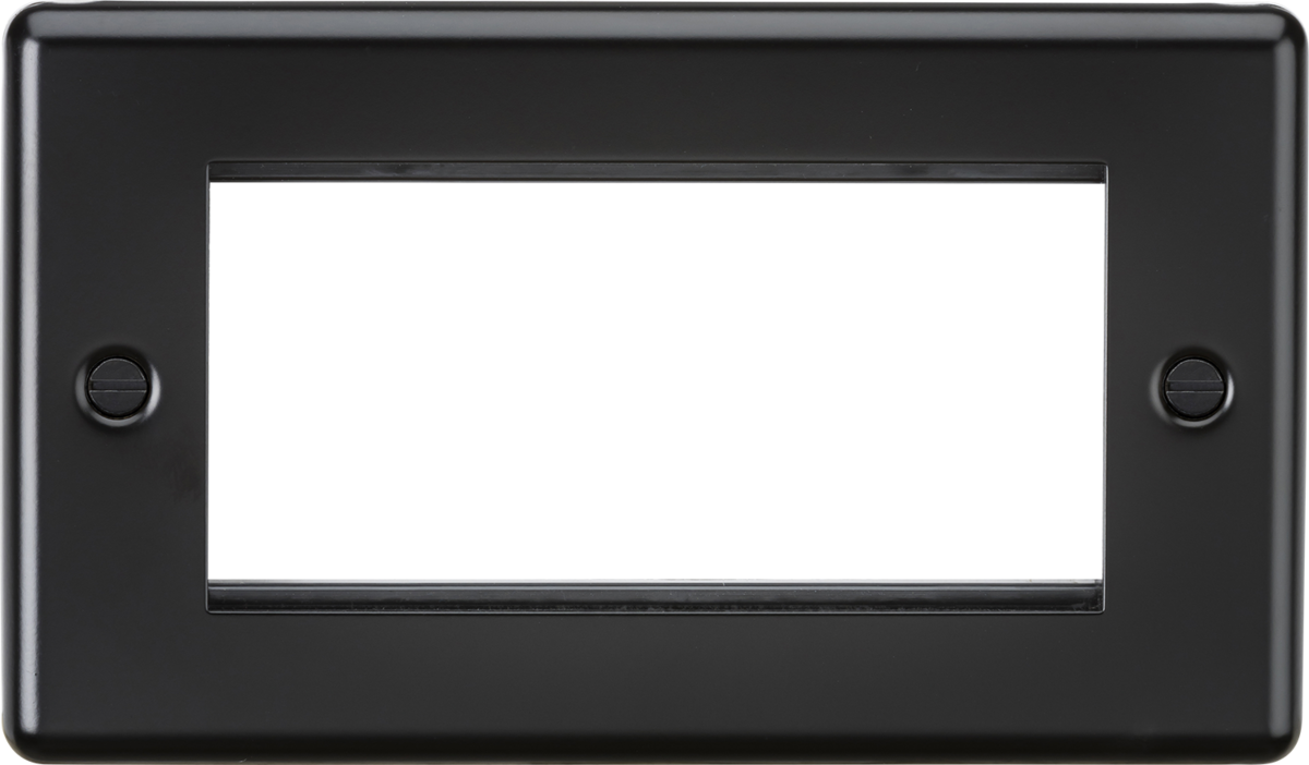 4G Modular Faceplate - Matt Black — Derby Firelec Ltd