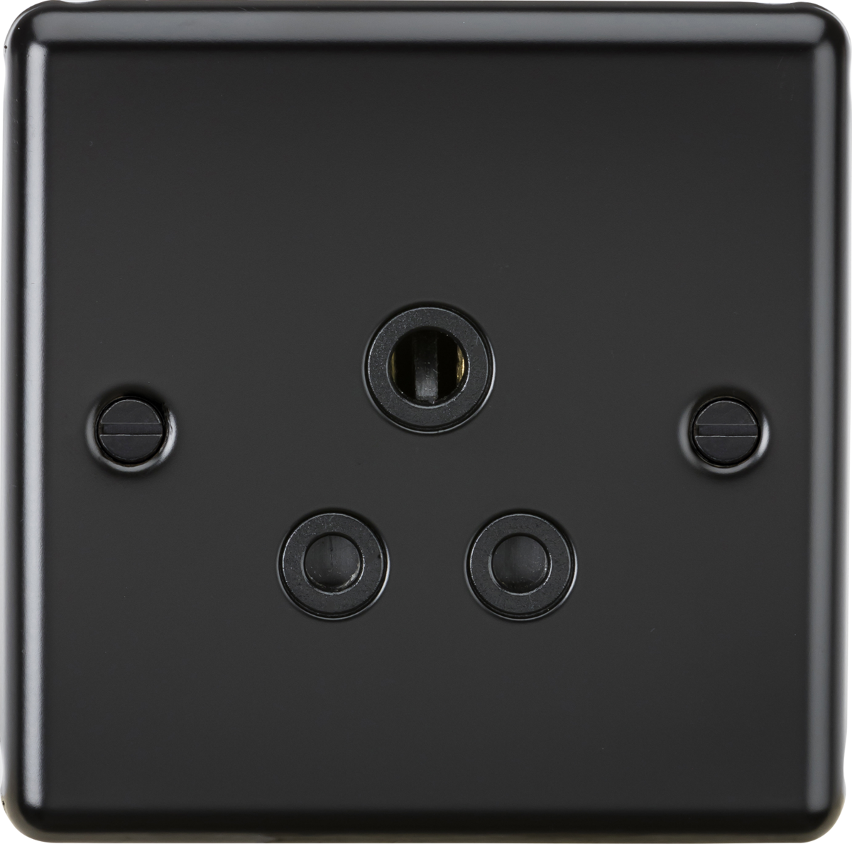 5A Unswitched Socket - Matt Black — Derby Firelec Ltd