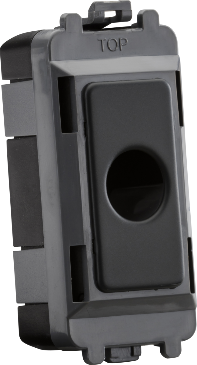 Flex outlet module (up to 10mm) - anthracite — Derby Firelec Ltd