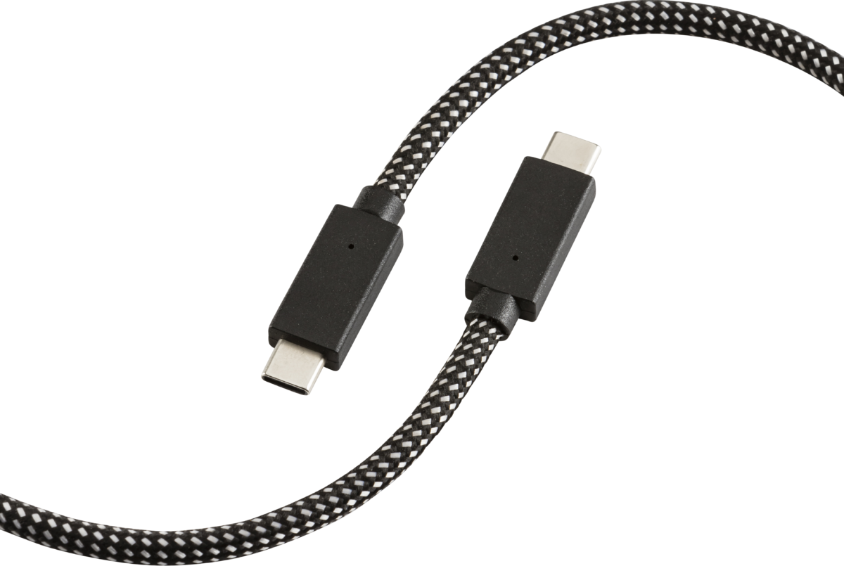 1.5m 100W USB-PD Cable - Black — Derby Firelec Ltd